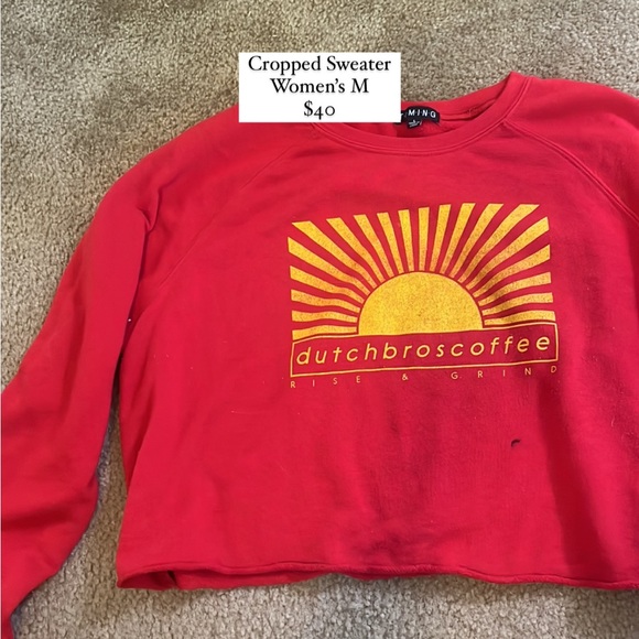 Dutch Bros | Sweaters | Dutch Bros Cropped Sweater | Poshmark
